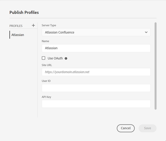 Publish to Atlassian Confluence Knowledge Base